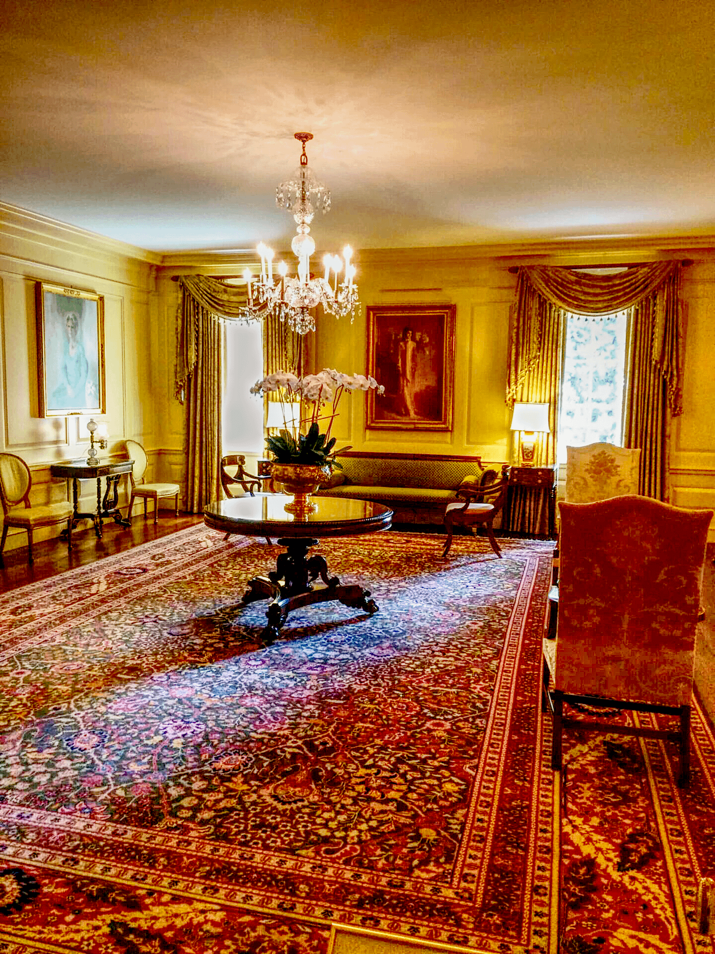 【White House Inside Tour】The rarely seen Ground Floor of the Executive ...